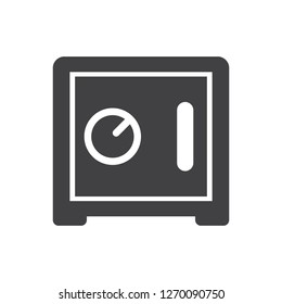 Finance Safe Icon Stock Vector (Royalty Free) 1270090750 | Shutterstock