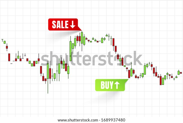 Finance Trader Graph Information Buy Sale Stock Vector (Royalty Free ...