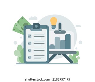 Financial Analyst Consultant Web Banner Landing Stock Vector (Royalty ...