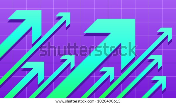 Financial Arrow Graph Stock Vector (Royalty Free) 1020490615 | Shutterstock