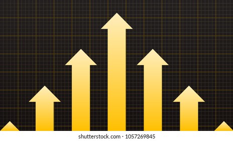 Financial Arrow Graph Stock Vector (Royalty Free) 764990596