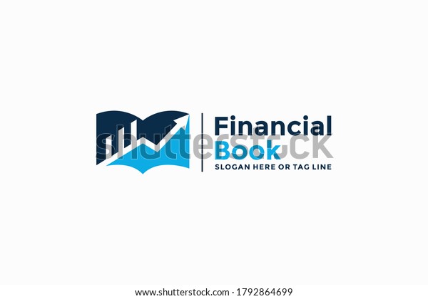 Financial Book Logo Design Vector Template Stock Vector (Royalty Free ...