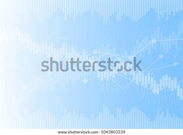 Financial Chart Linear Chart Histogram Stock Stock Vector (Royalty Free ...