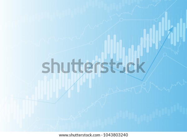 Financial Chart Linear Chart Histogram Stock Stock Vector (Royalty Free ...