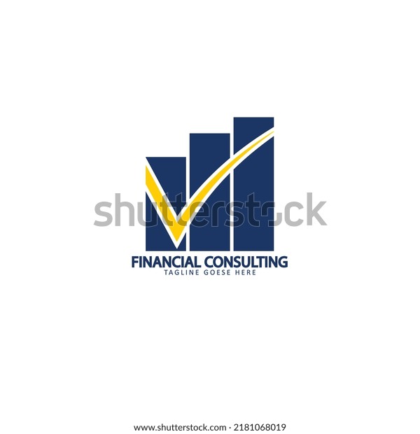 Financial Consulting Logo Design Idea Stock Vector (Royalty Free ...