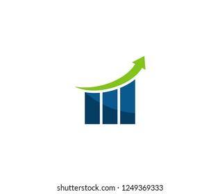 Financial Growth Logo Stock Vector (Royalty Free) 1249369333 | Shutterstock