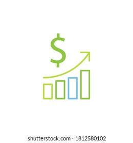 Financial Growth Vector Logo Design Template Stock Vector (Royalty Free ...