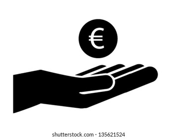 Financial Help Symbol Vector Illustration Stock Vector (Royalty Free ...