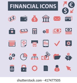 Financial Icons: เวกเตอร์สต็อก (ปลอดค่าลิขสิทธิ์) 417477505 | Shutterstock