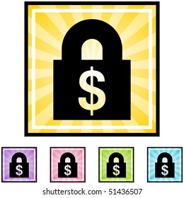 Financial Lock Stock Vector (Royalty Free) 51437506 | Shutterstock