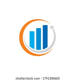 Financial Logo Financial Arrow Logo Stock Vector (Royalty Free ...