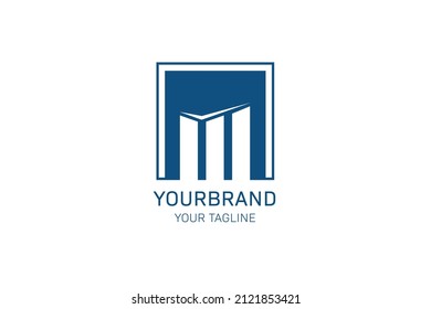 Financial Modern Creative Logo Design Stock Vector (Royalty Free ...