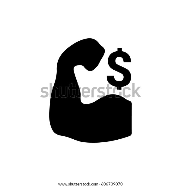 Financial Strength Icon Stock Vector (Royalty Free) 606709070 ...