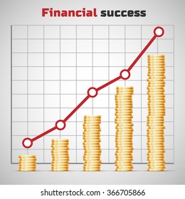 Financial Success Concept Stock Vector (Royalty Free) 366705866 ...