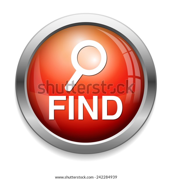 Find Button Stock Vector (Royalty Free) 242284939 | Shutterstock