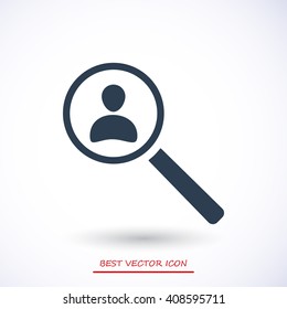 Find People Icon Stock Vector (Royalty Free) 408595711 | Shutterstock