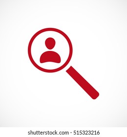 Find People Icon: vector de stock (libre de regalías) 402085714 ...