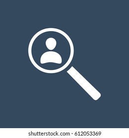 Find People Icon Vector Best Flat Stock Vector (Royalty Free) 612053369 ...