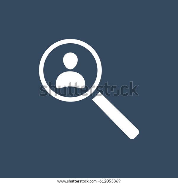 Find People Icon Vector Best Flat Stock Vector (Royalty Free) 612053369 ...