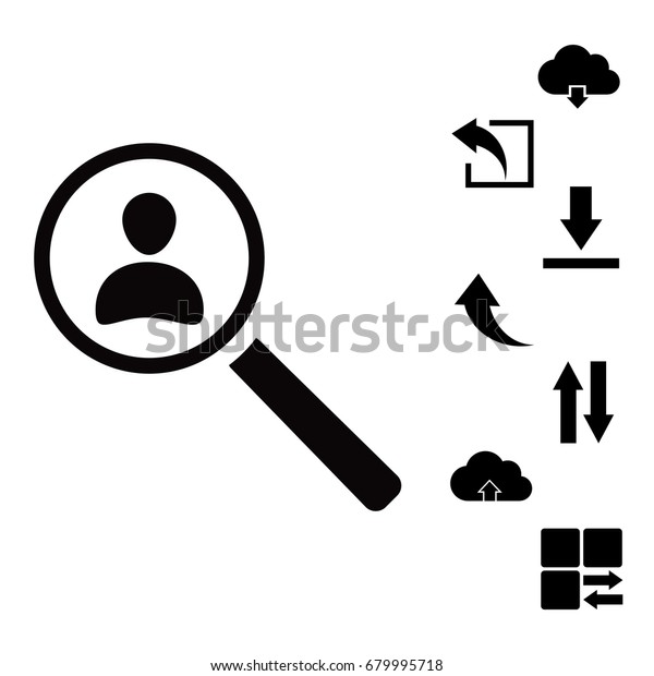 Find People Icon Vector Best Flat Stock Vector (Royalty Free) 679995718 ...