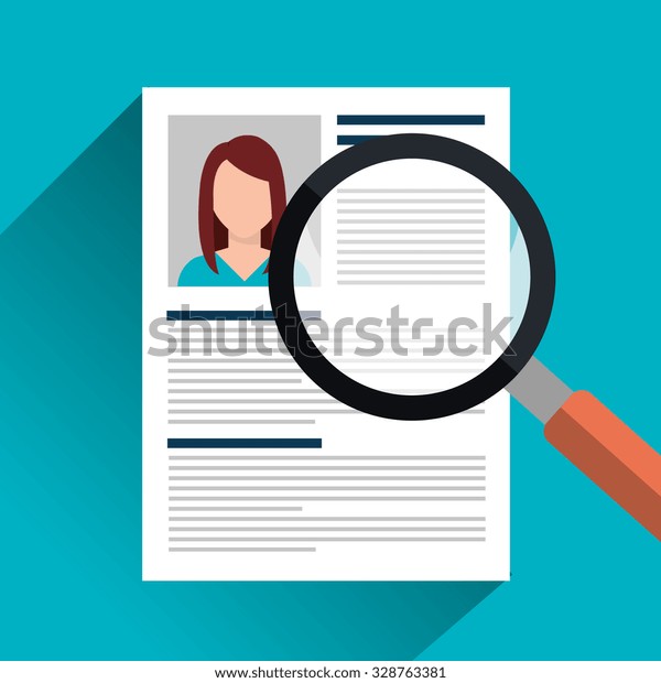 Find Person Job Interview Graphic Design Stock Vector (Royalty Free ...