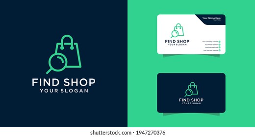 Find Shop Logo Design Template Business Stock Vector (Royalty Free ...