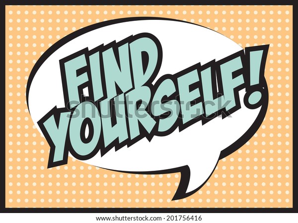 Find Yourself Background Illustration Vector Format Stock Vector ...