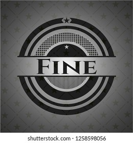 Fine Realistic Dark Emblem Stock Vector (Royalty Free) 1258598056 ...