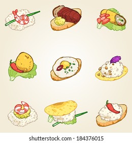 24,021 Finger food Stock Vectors, Images & Vector Art | Shutterstock