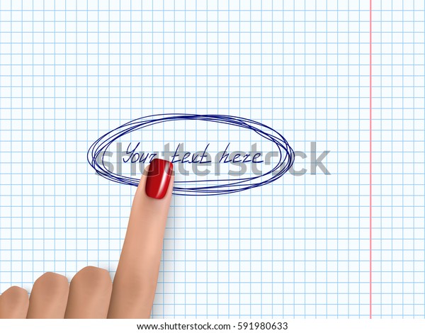 Finger Pointing Finger Point On White Stock Vector (Royalty Free ...