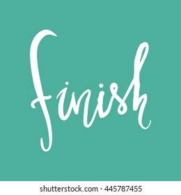 New York Modern Calligraphy Hand Lettering: vector de stock (libre de ...