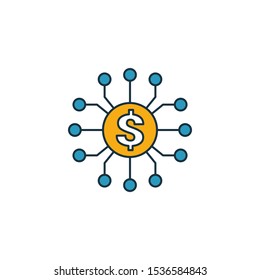 Fintech Icon Outline Style Thin Line: เวกเตอร์สต็อก (ปลอดค่าลิขสิทธิ์ ...