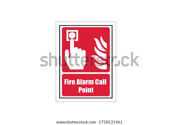 Fire Alarm Call Point Sign Vector: Vector có sẵn (miễn phí bản quyền ...