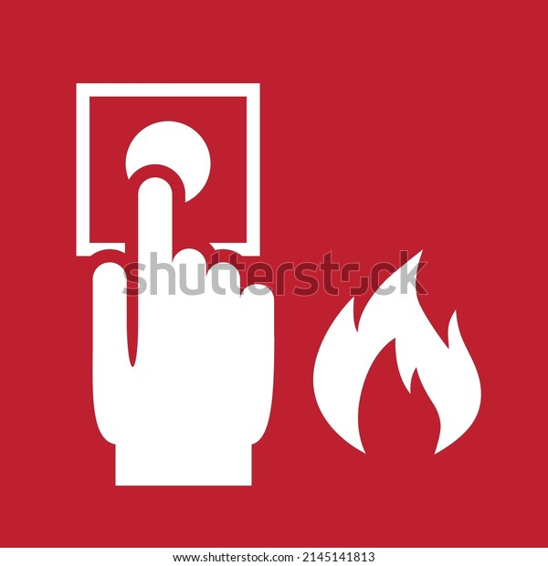 Fire Alarm Call Point Symbol Sign 库存矢量图（免版税）2145141813 | Shutterstock