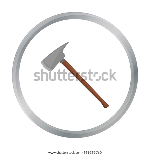 Fire Axe Icon Cartoon Single Silhouette Stock Vector (Royalty Free ...