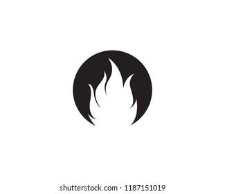 Fire Black Logo Stock Vector (Royalty Free) 1187151019 | Shutterstock
