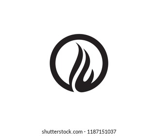 Fire Black Logo Stock Vector (Royalty Free) 1187151037 | Shutterstock