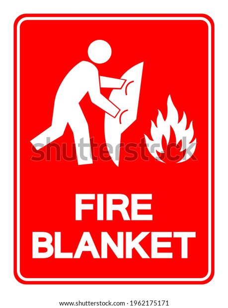 Fire Blanket Symbol Sign Vector Illustration Stock Vector (Royalty Free ...