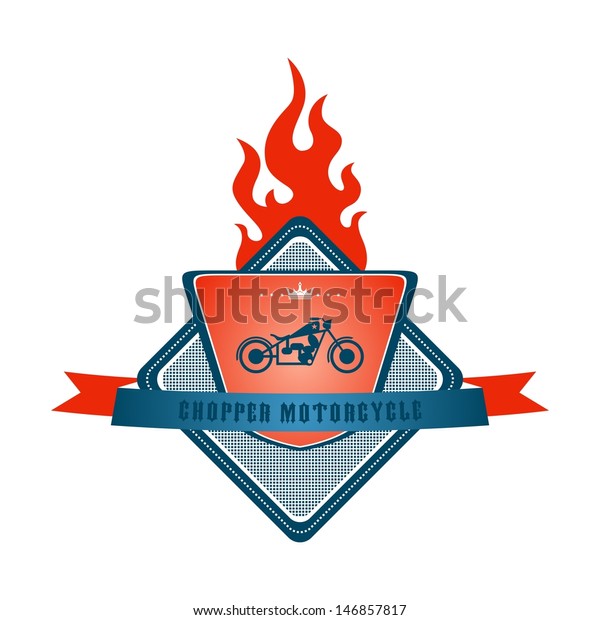 Fire Chopper Vintage Label Stock Vector (Royalty Free) 146857817 ...