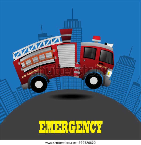 Fire Department Cartoon Vector: เวกเตอร์สต็อก (ปลอดค่าลิขสิทธิ์ ...