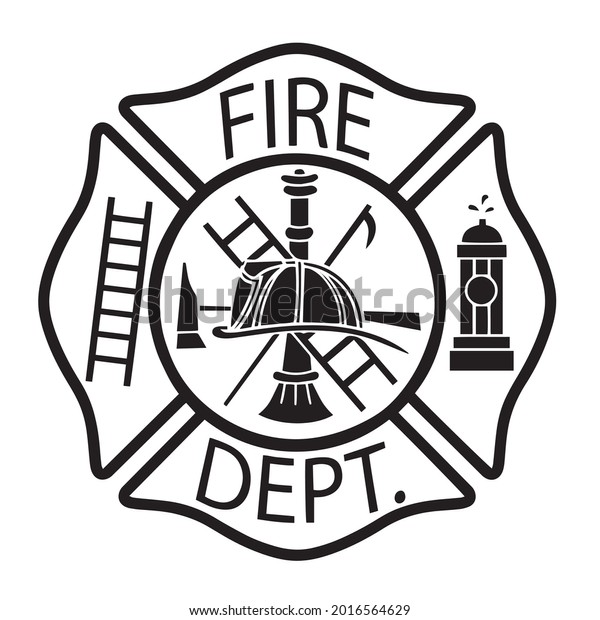 Fire Dept Logo Inspirational Positive Quotes Stock Vector (Royalty Free ...