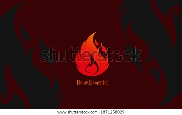 Fire Element Design That Symbolizes Spirit Stock Vector (Royalty Free ...