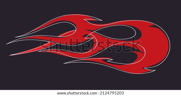 emblème de feu, élément en forme : image vectorielle de stock (libre de ...