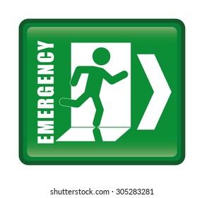 Funny Emergency Exit Sign Computer Errors Stock Illustration 167850755