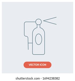 Fire Extinguisher Foam Vector Icon Stock Vector (Royalty Free ...