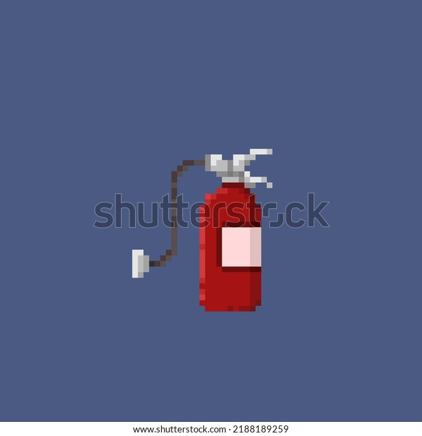 Fire Extinguisher Pixel Art Style 库存矢量图（免版税）2188189259 | Shutterstock