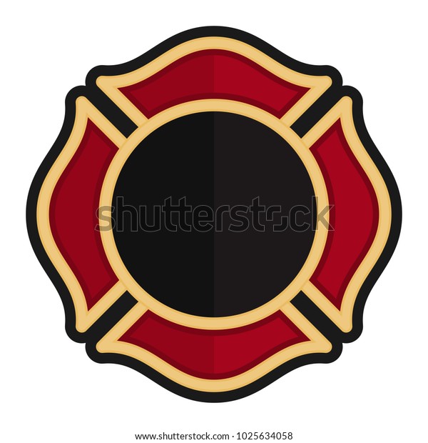 Fire Fighter Emblem Firefighter Logo Vector Stock Vector (Royalty Free ...