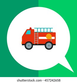 Fire Fighting Vehicle Icon Stock Vector (Royalty Free) 474708262