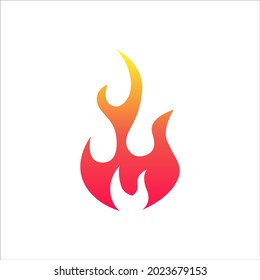 Fire Flame Burn Logo Icon Stock Vector (Royalty Free) 2023679153 ...