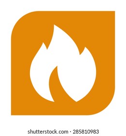 Flame App Icon Stock Vector (Royalty Free) 1219804900 | Shutterstock